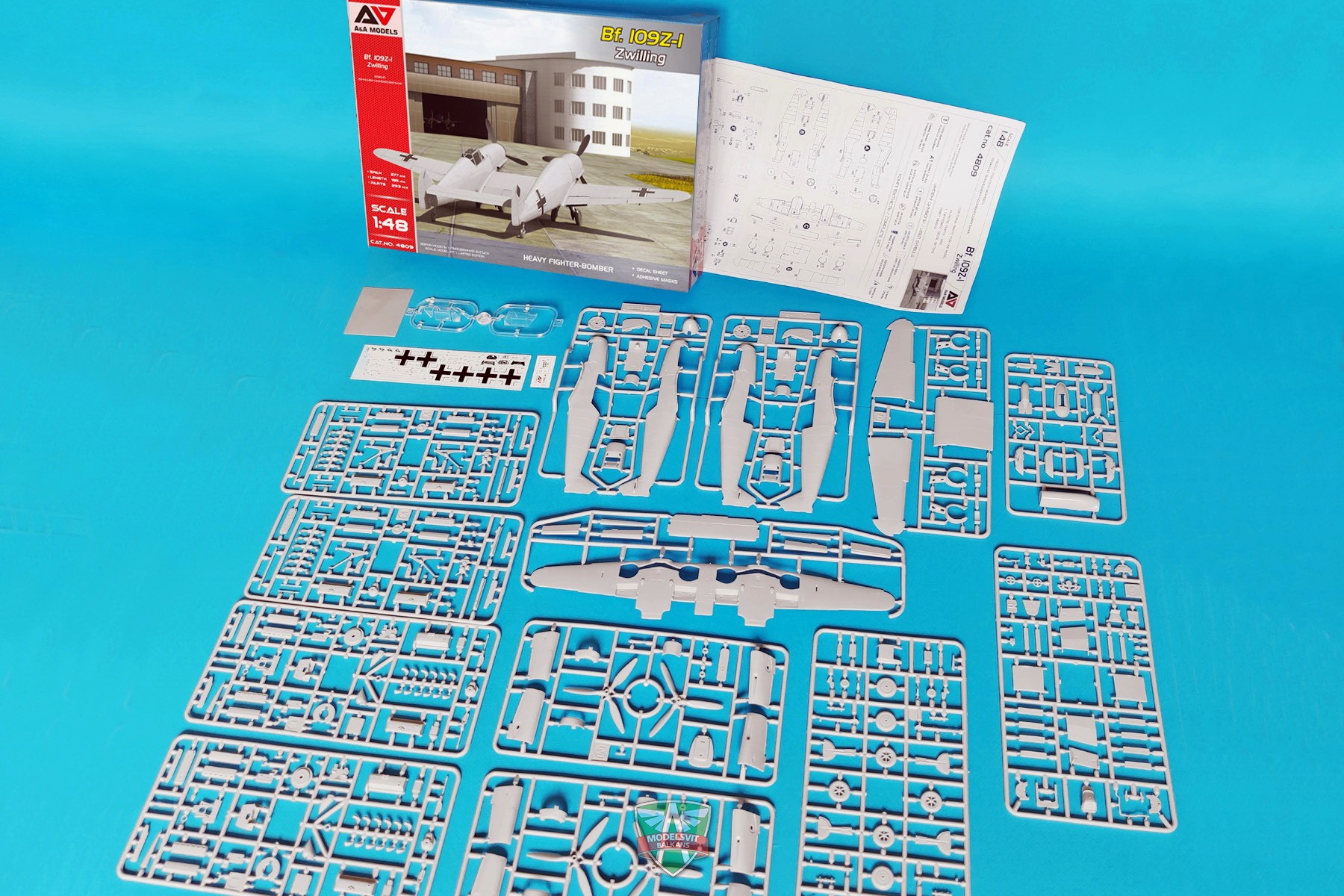 Messerschmitt Bf.109Z-1 "Zwilling" - ModelSvit official web-shop
